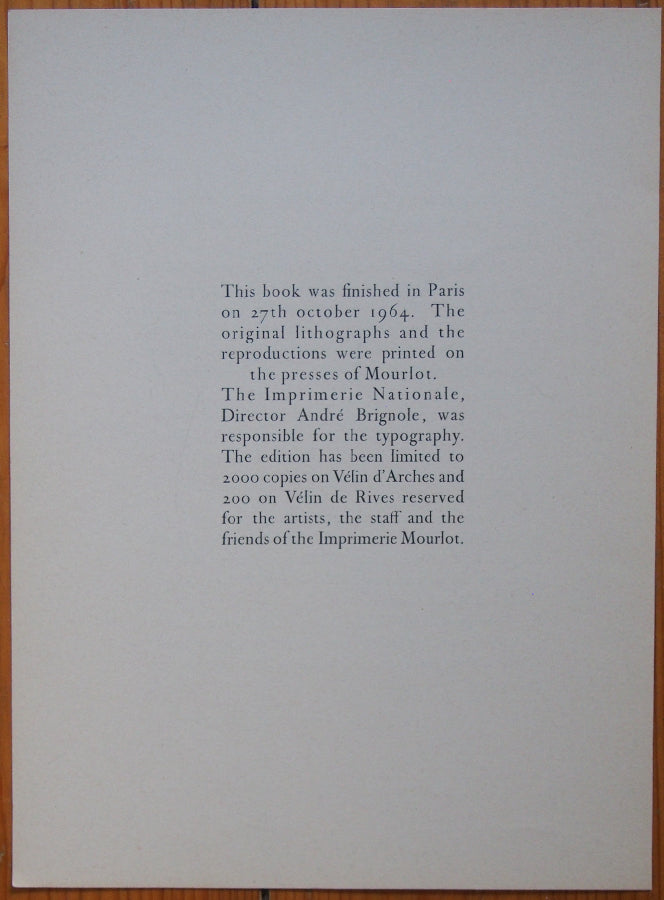 Andre Beaudin Vintage Print - Original Lithograph 1964 – Art & Vintage ...