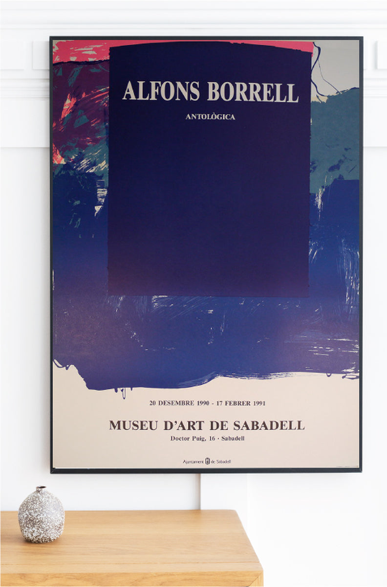 Alfons Borrell - Original Artist Poster 1991 – Art & Vintage Store Ltd