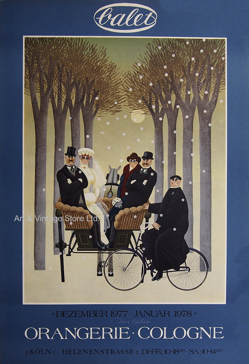 Jan Balet - Hand Signed Original Artist Poster 1977 – Art & Vintage ...
