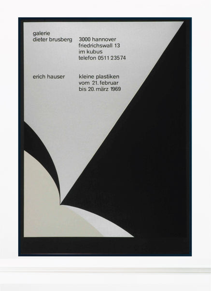 Erich Hauser - Original Artist Poster 1969 – Art & Vintage Store Ltd