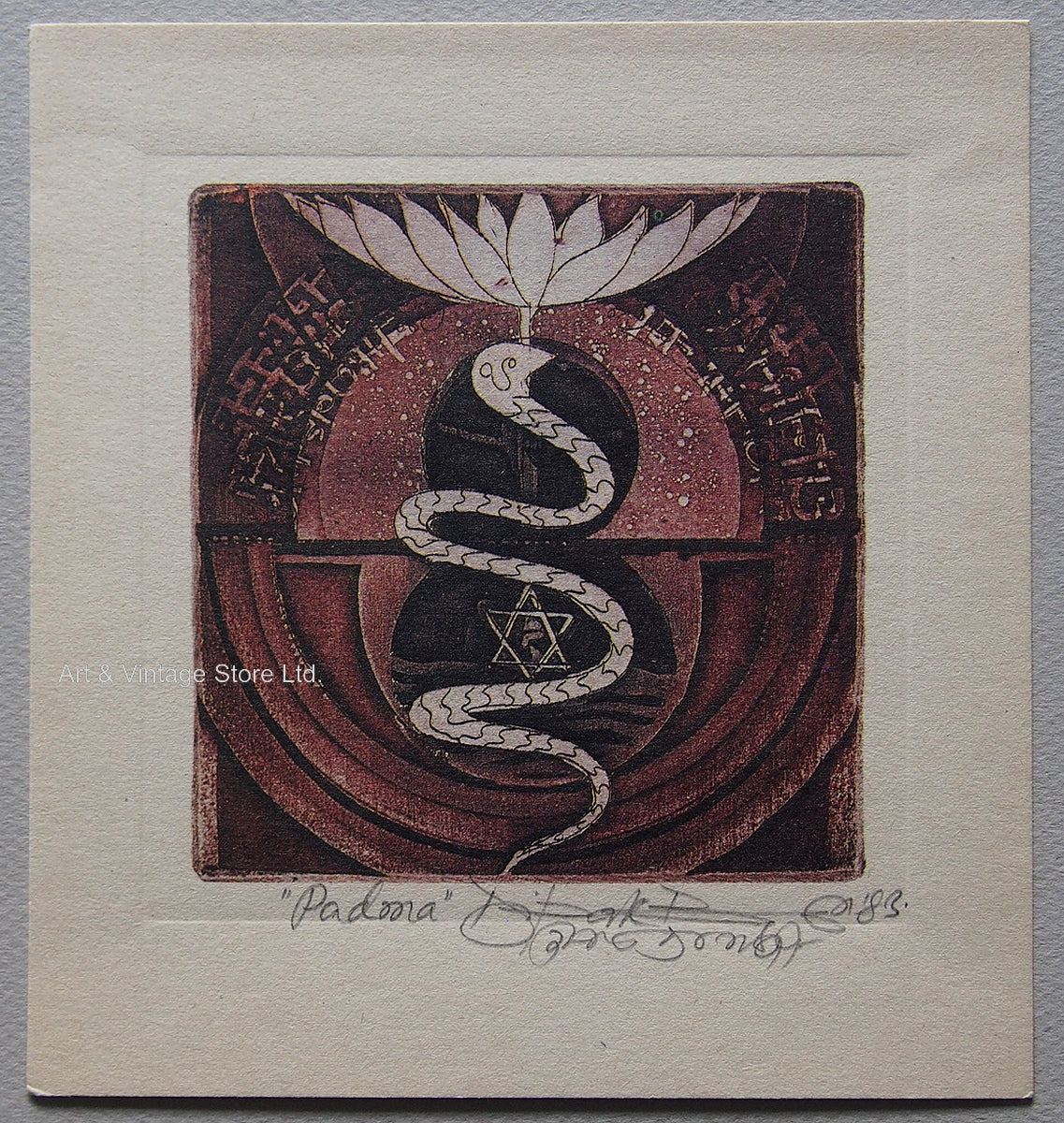 Dipak Banerjee - Original Limited Edition Aquatint 1983 – Art & Vintage ...