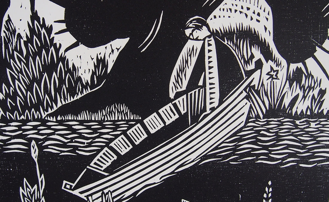 Hinricus Bicker-Riepe - Original Woodcut – Art & Vintage Store Ltd