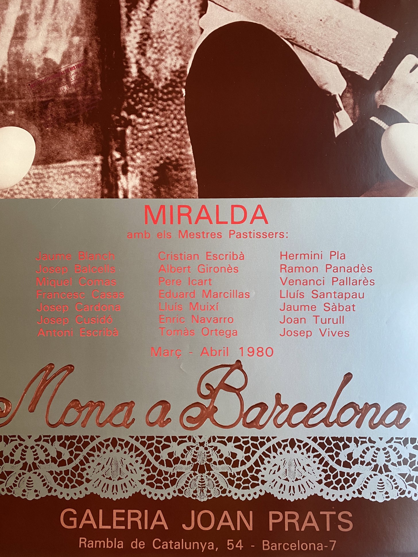Antoni Miralda - Original Artist Poster 1980 – Art & Vintage Store Ltd