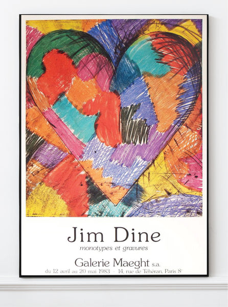 Jim Dine Original Artist Poster 1983 – Art & Vintage Store Ltd