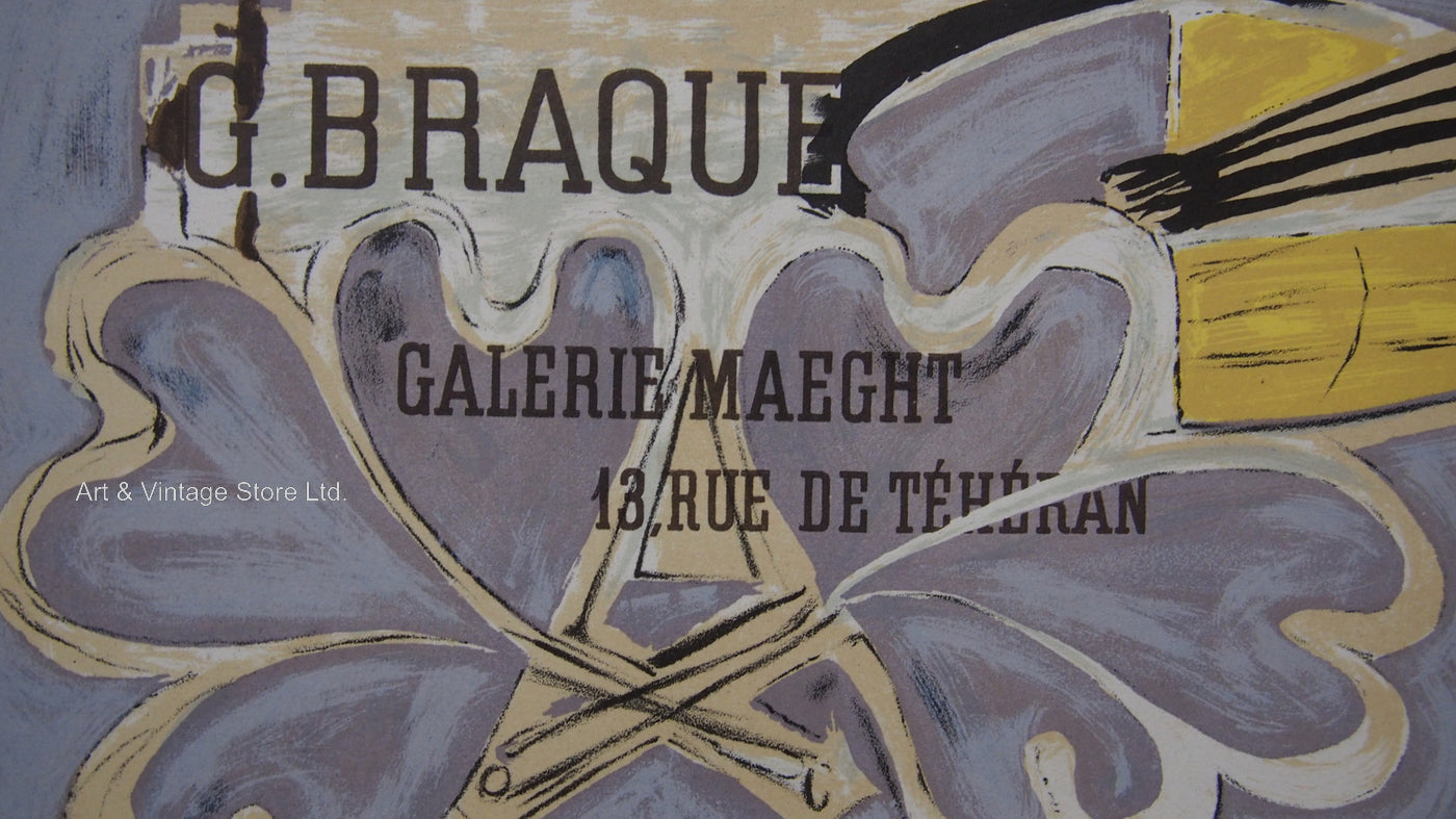 Georges Braque Vintage Print - Original Lithograph 1959 – Art & Vintage ...