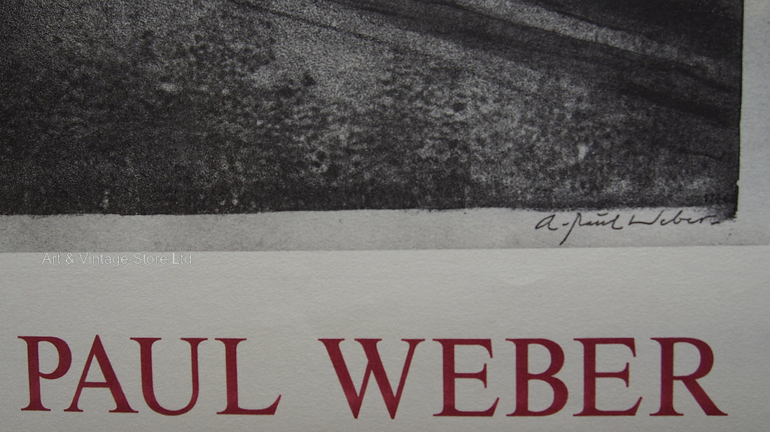 Paul Weber - Original Artist Poster 1996 – Art & Vintage Store Ltd