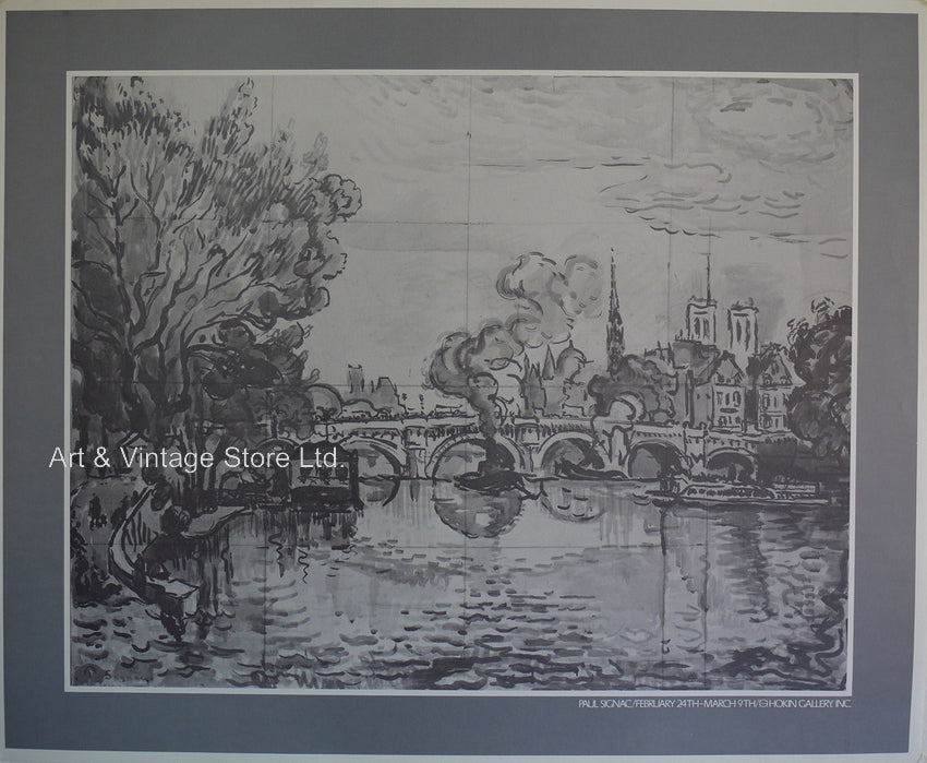 Paul Signac Original Artist Poster - Holkin Gallery 1980's – Art ...