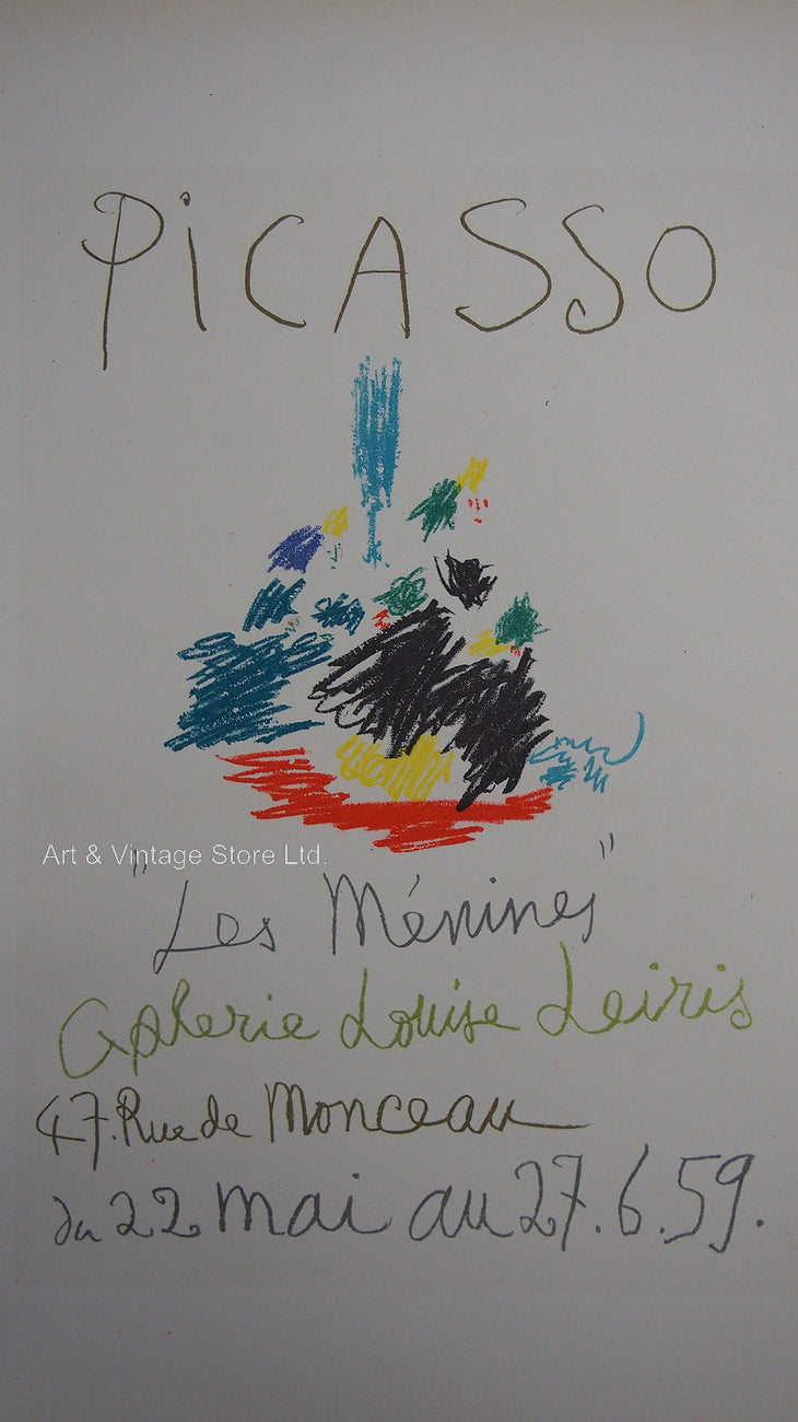 Pablo Picasso Vintage Print - Original Lithograph 1959 – Art & Vintage ...