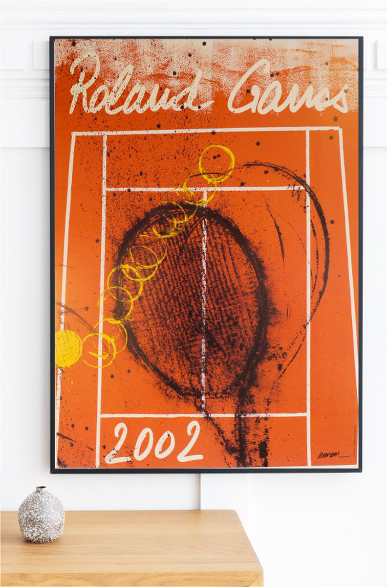 Roland Garros – Original Artist Poster 2002 – Art & Vintage Store Ltd