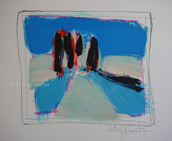 Victor Hasch - Original Hand Signed Lithograph – Art & Vintage Store Ltd