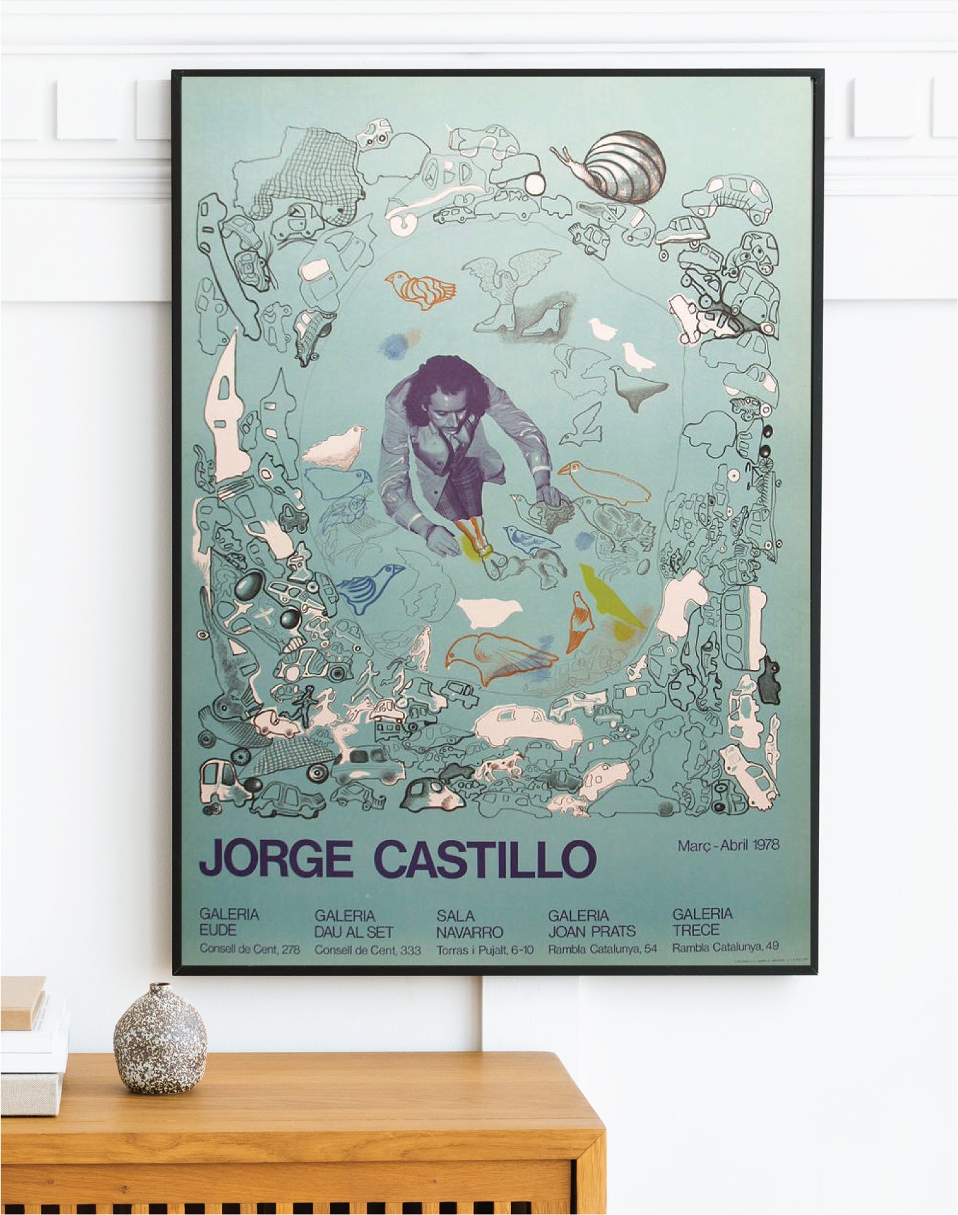 Jorge Castillo – Original Artist Poster 1978 – Art & Vintage Store Ltd