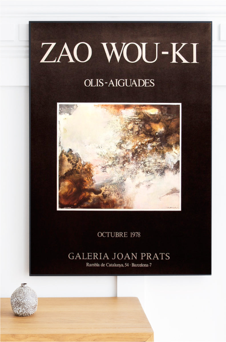 Zao Wou-Ki - Original Artist Poster 1978 – Art & Vintage Store Ltd