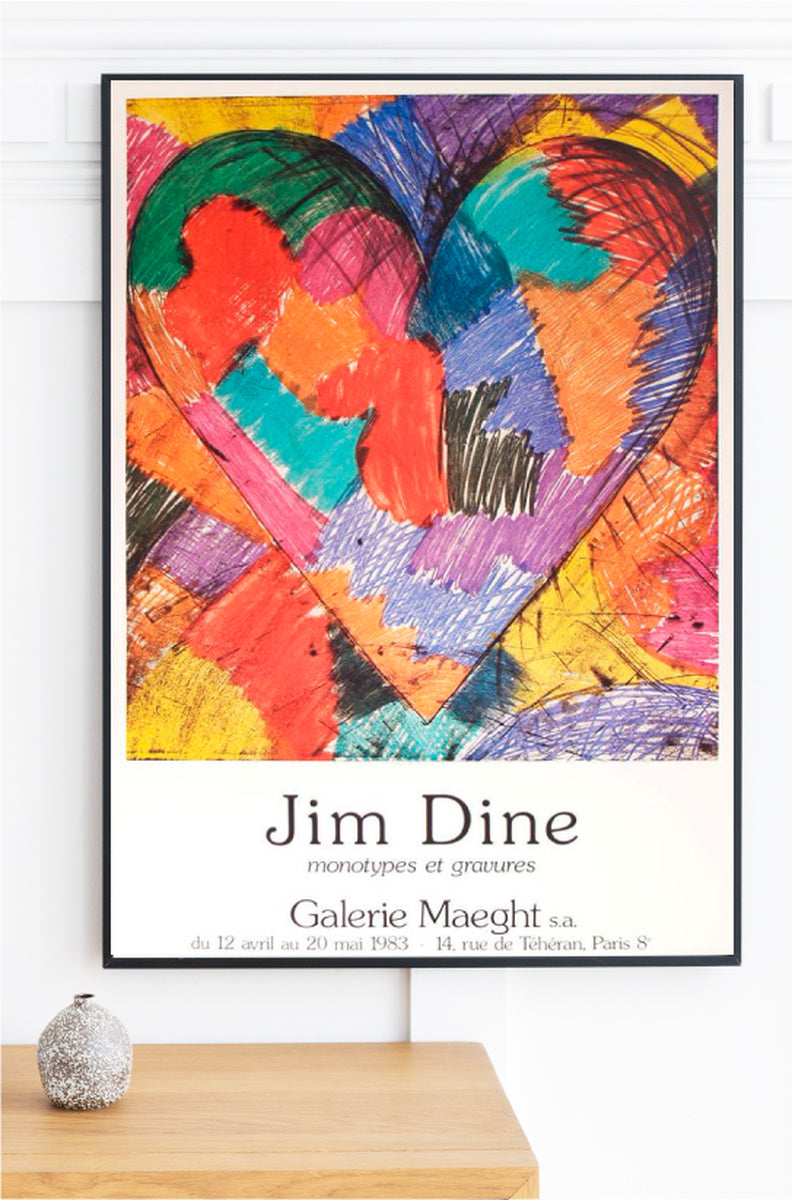 Jim Dine Original Artist Poster 1983 – Art & Vintage Store Ltd