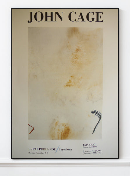 John Cage Original Artist Poster 1991 – Art & Vintage Store Ltd