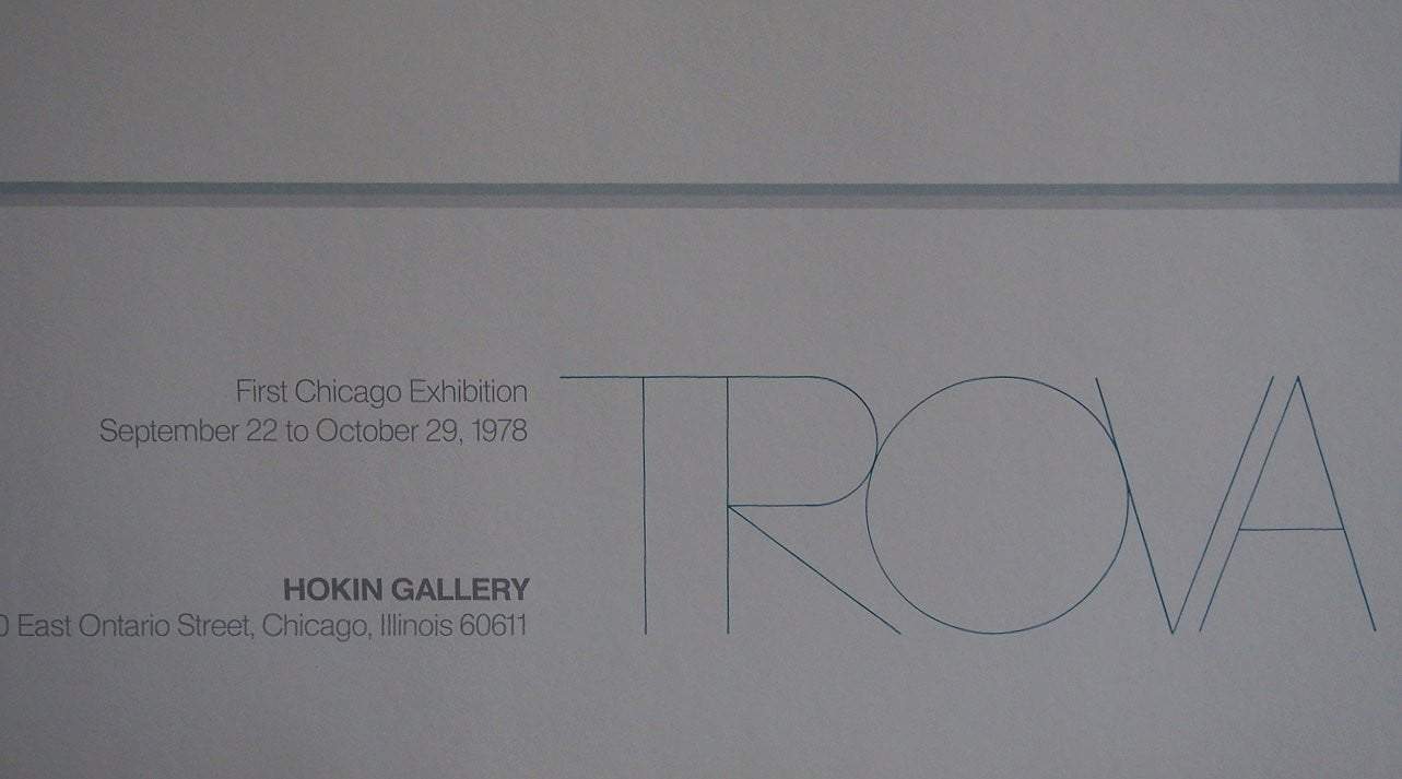 Ernest Trova Original Artist Poster - Holkin Gallery, Chicago 1978 ...