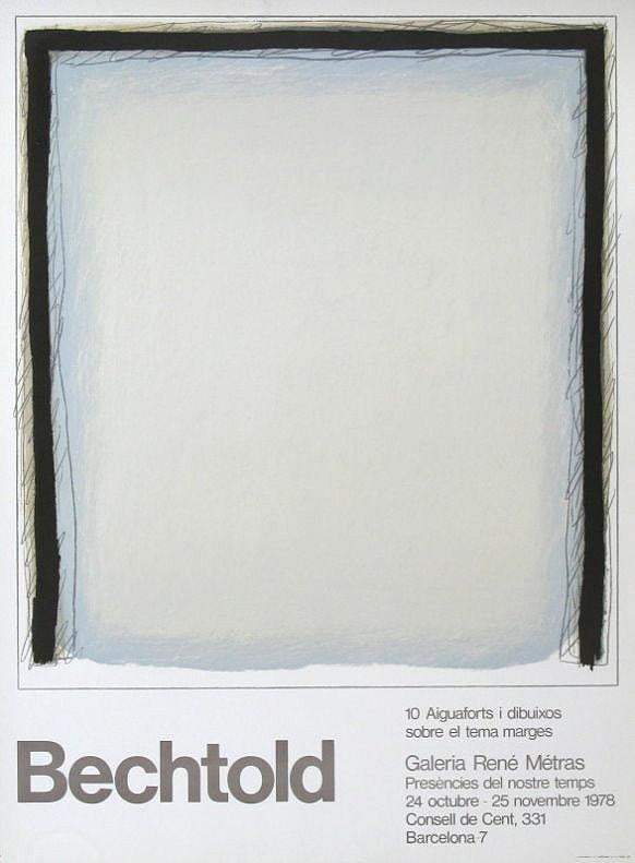 Erwin Bechtold - Original Artist Poster 1978 – Art & Vintage Store Ltd