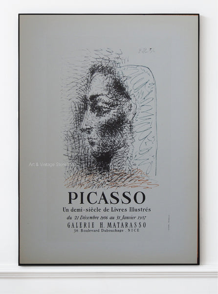 Pablo Picasso Vintage Print - Original Lithograph 1959 – Art & Vintage ...